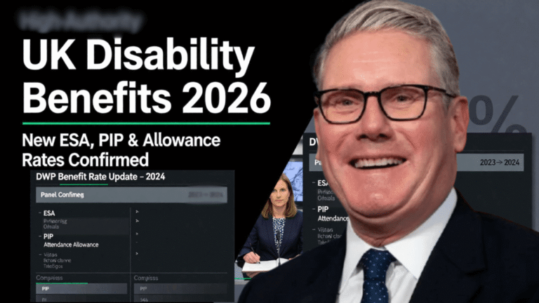 DWP Confirms New Disability Benefit Rates for 2026 – ESA, PIP and ...